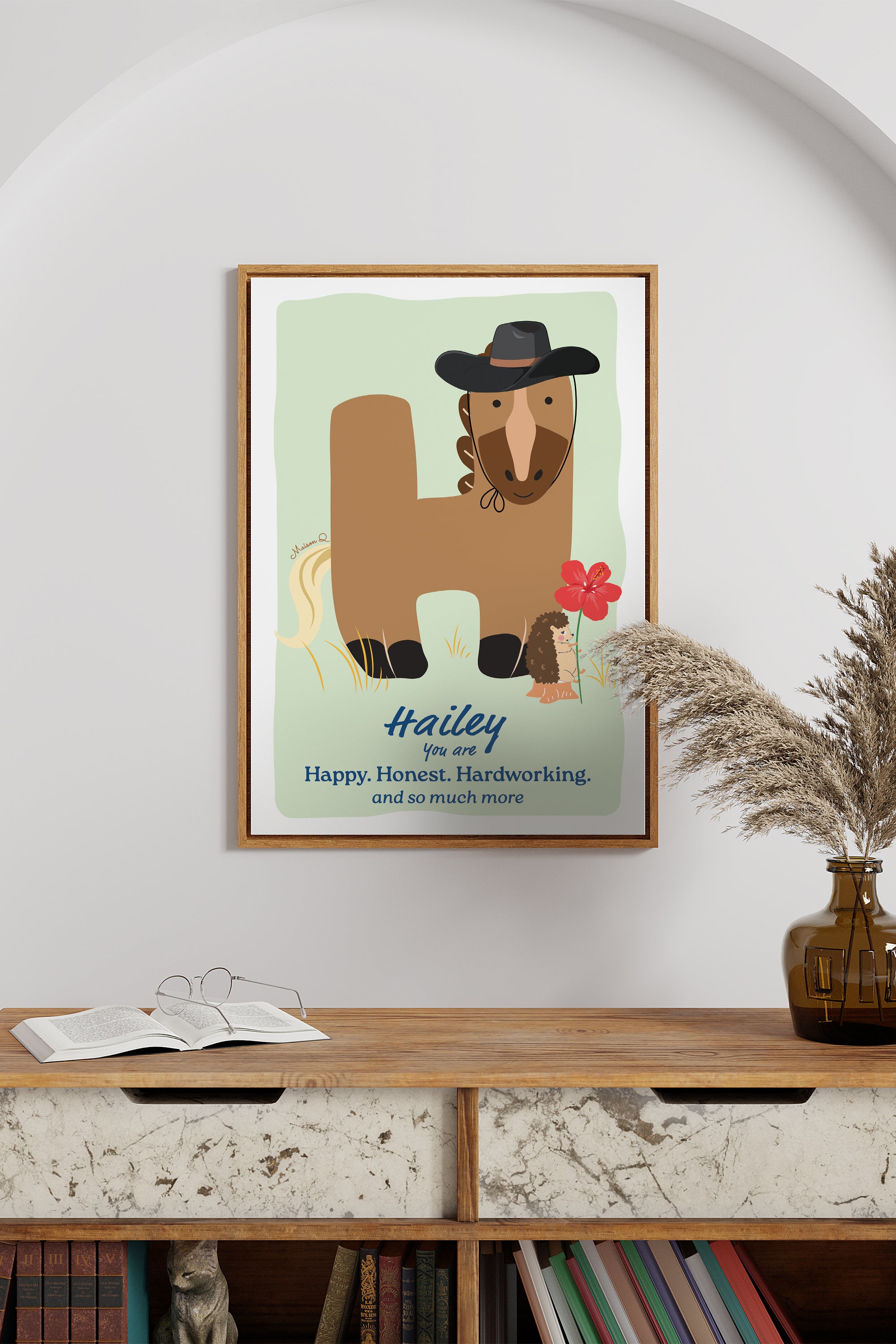 Alphabet H Poster – Maison Q