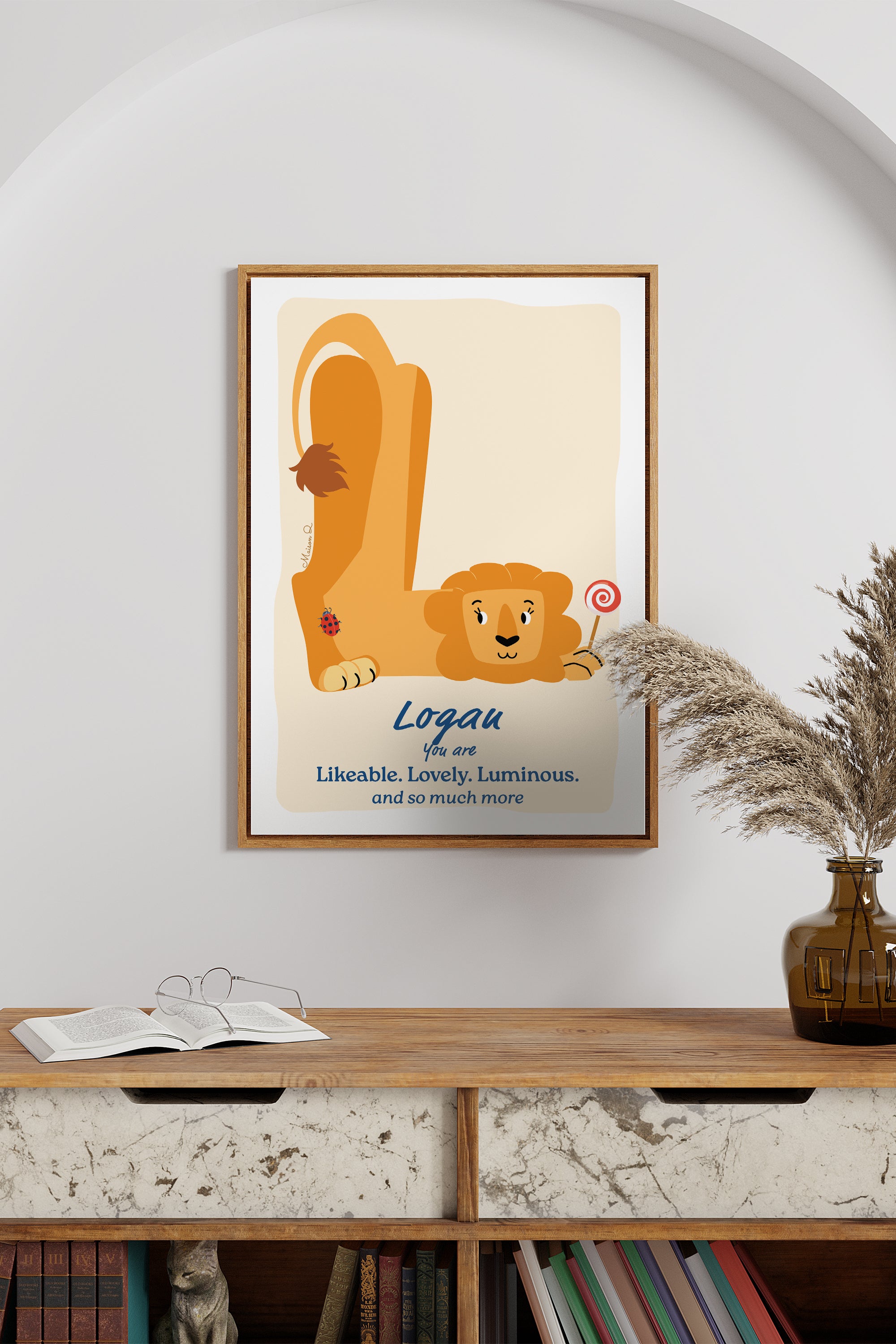 Alphabet L Poster – Maison Q