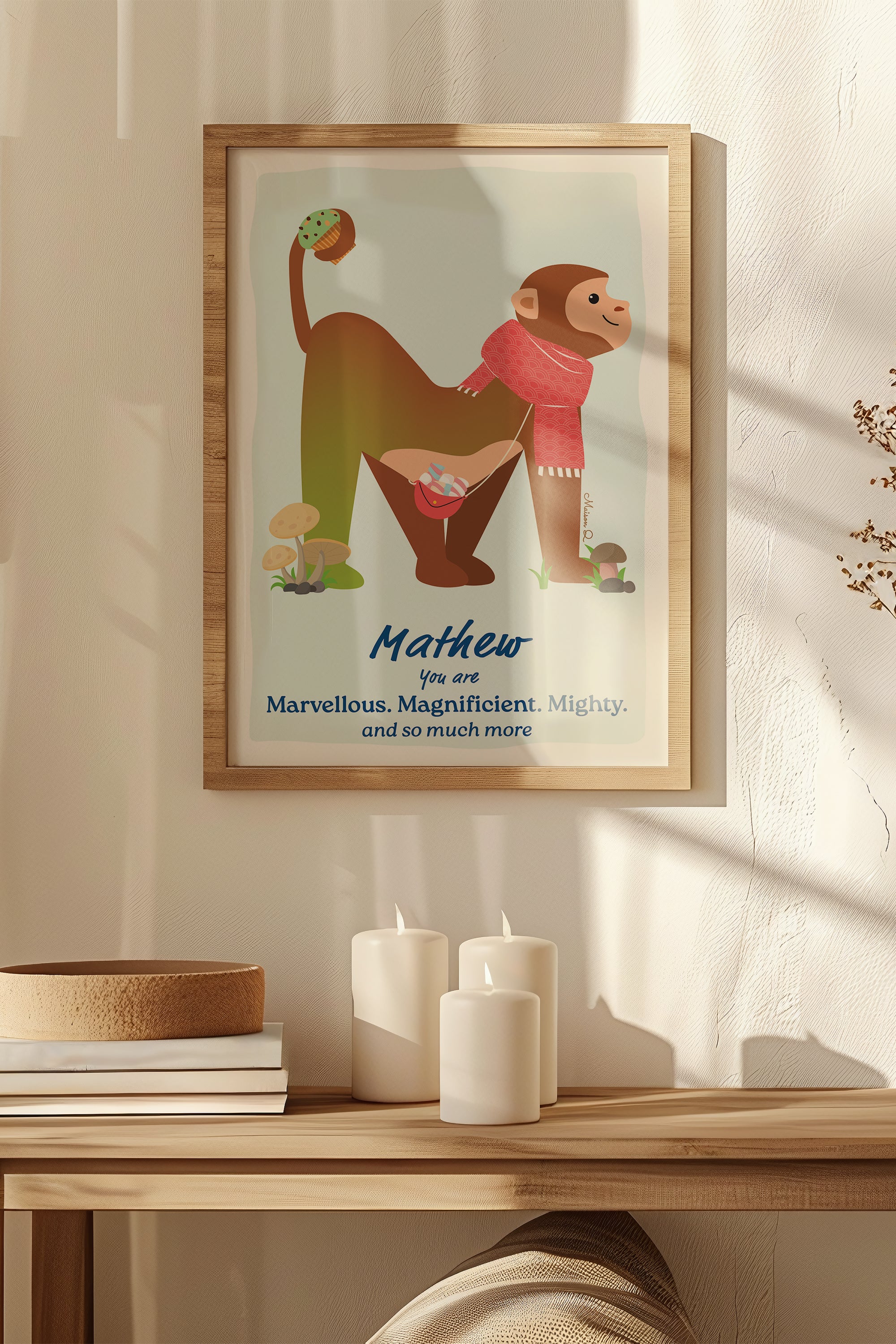 Alphabet M Poster – Maison Q