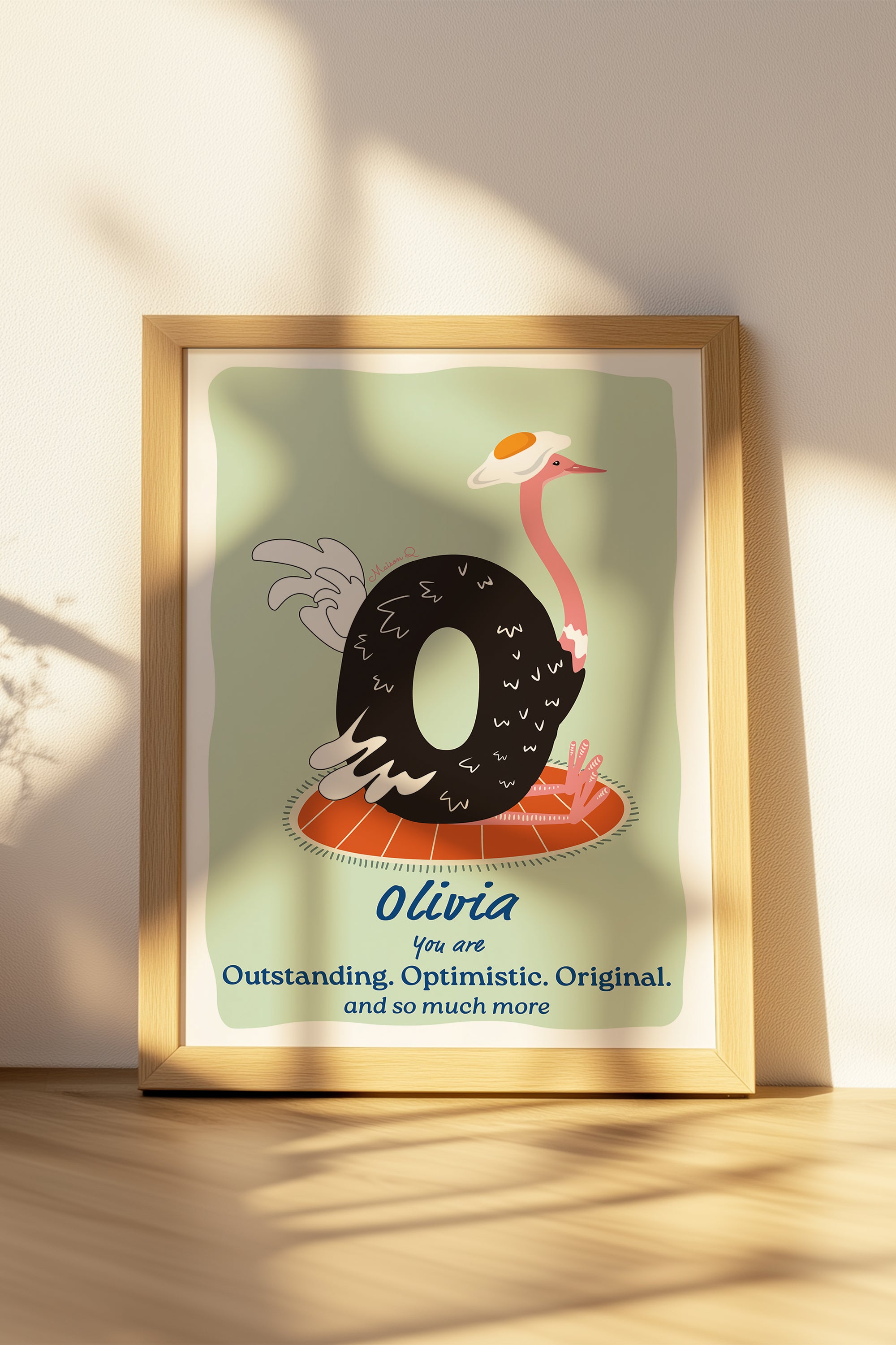 Alphabet O Poster – Maison Q