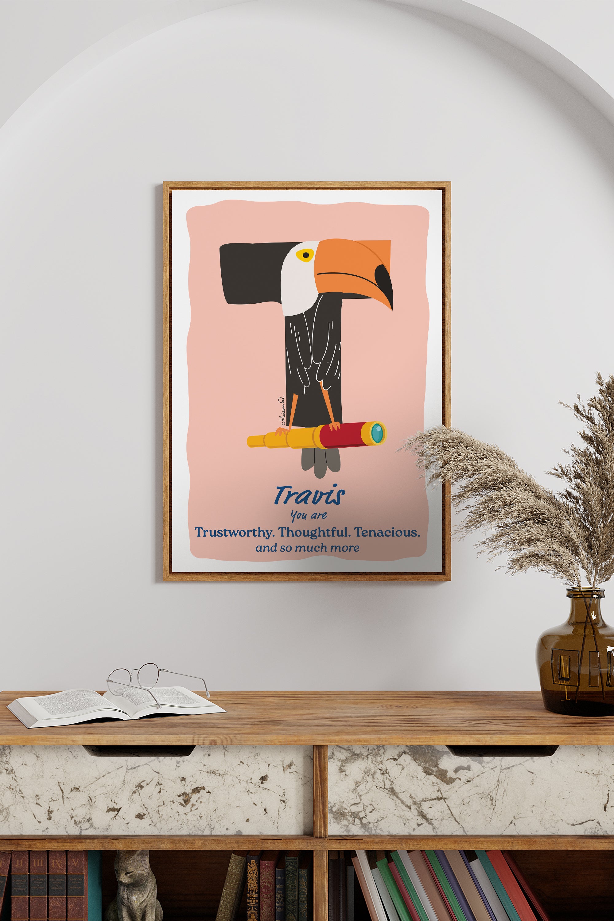 Alphabet T Poster – Maison Q