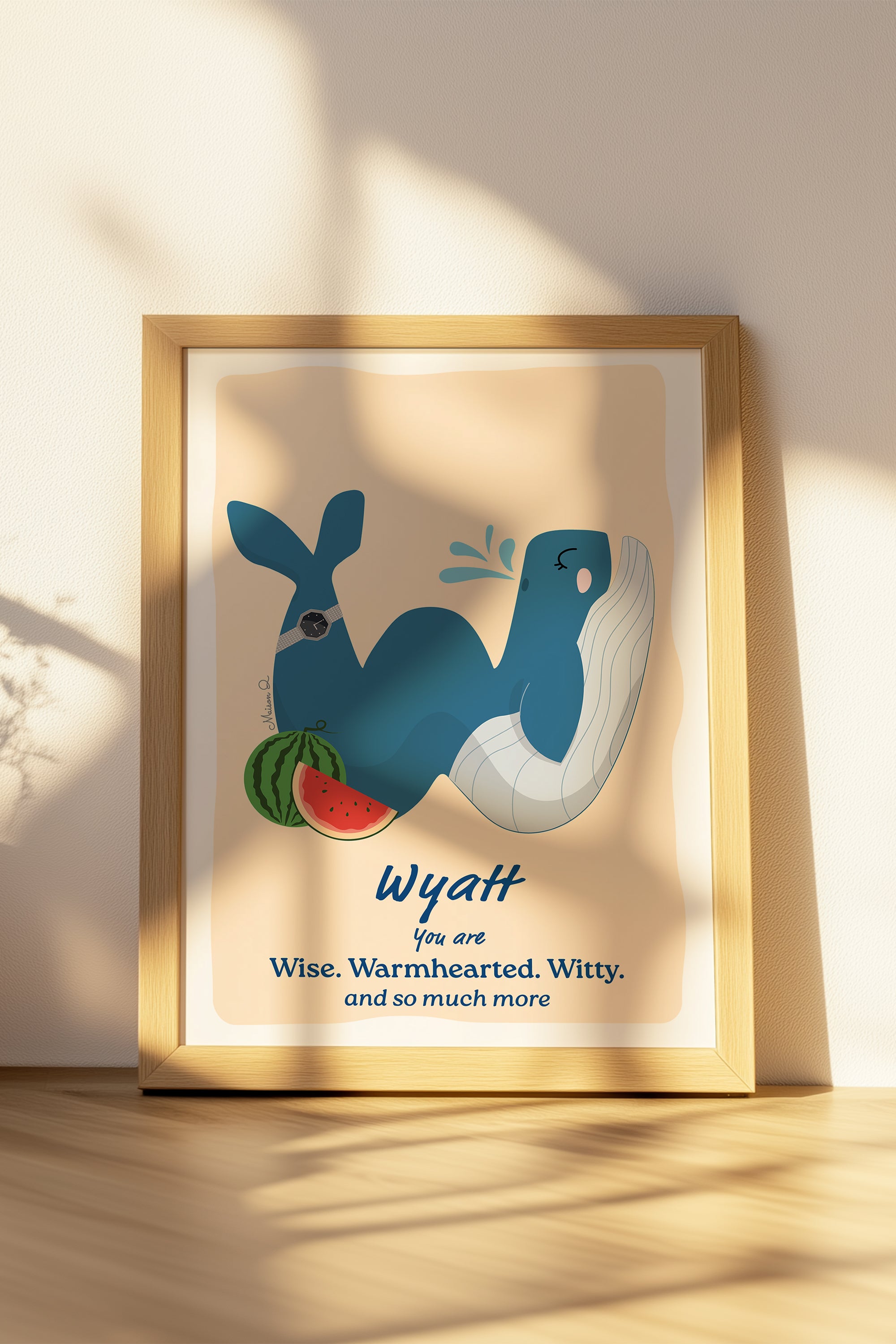 Alphabet W Poster – Maison Q
