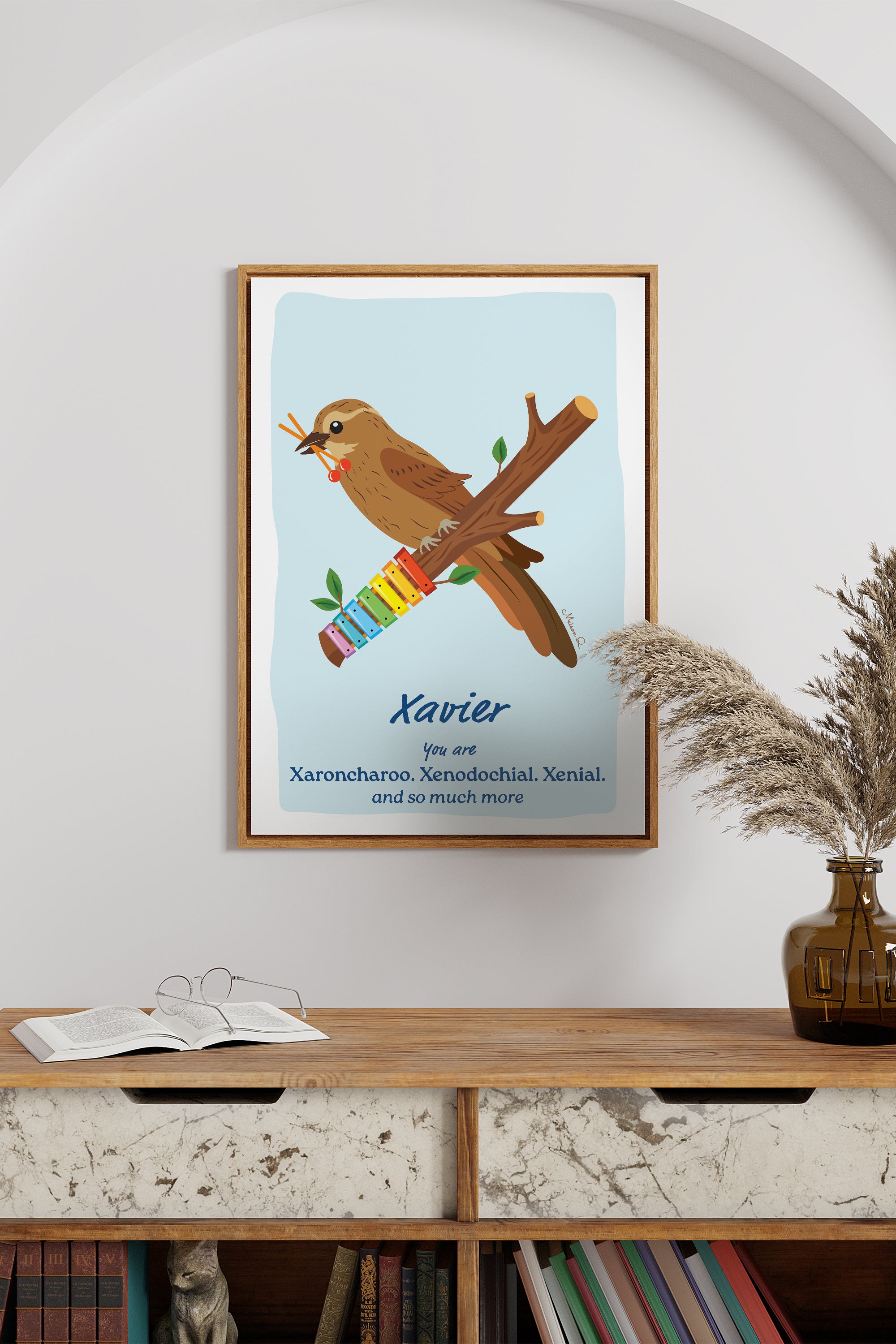 Alphabet X Poster – Maison Q